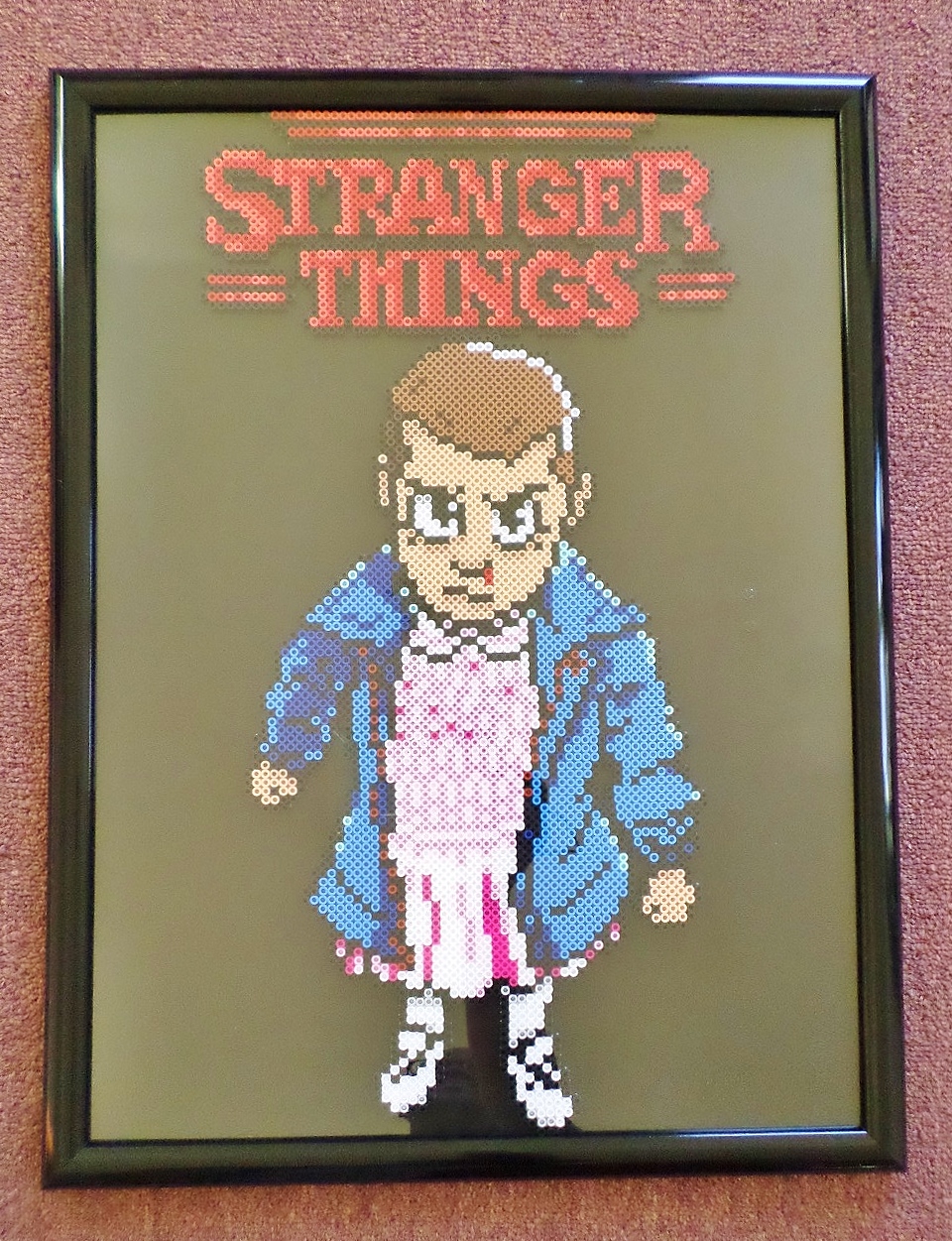 Long Black Fingers : Stranger Things Eleven Perler Bead