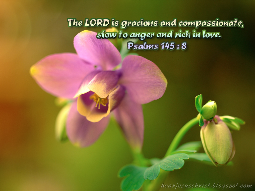 Christian Wallpapers Bible Verse Wallpaper Psalms 145 8