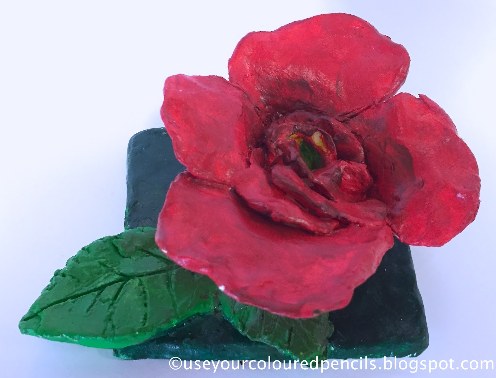 Use Your Coloured Pencils: Flower Sculptures in Clay