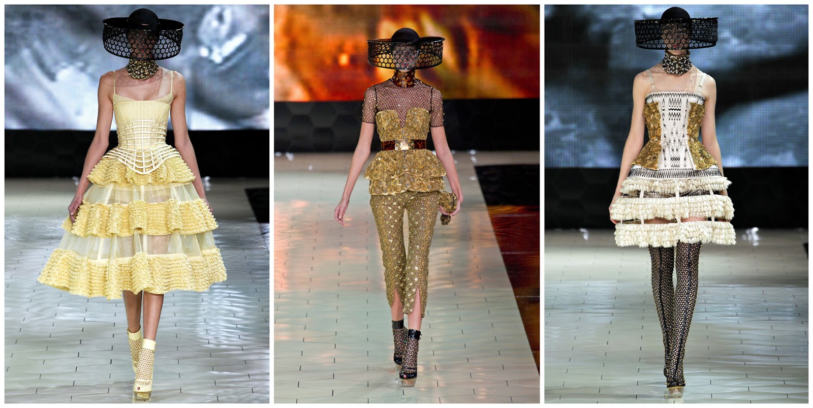 Magic Dress Trends: Alexander McQueen Spring 2013 Fashion Show