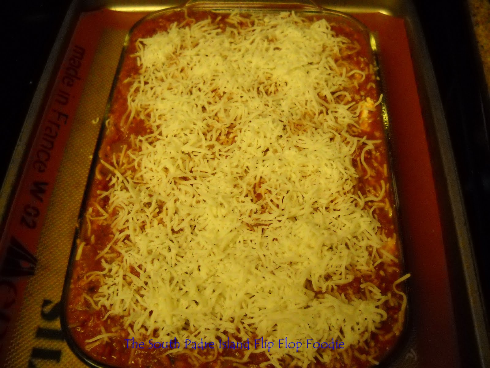 The South Padre Island Flip Flop Foodie: MEATLESS LASAGNA