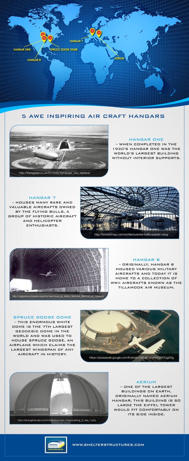 CAD CAM ENGINEER: 5 Awe Inspiring Aircraft Hangars – Infographic ...