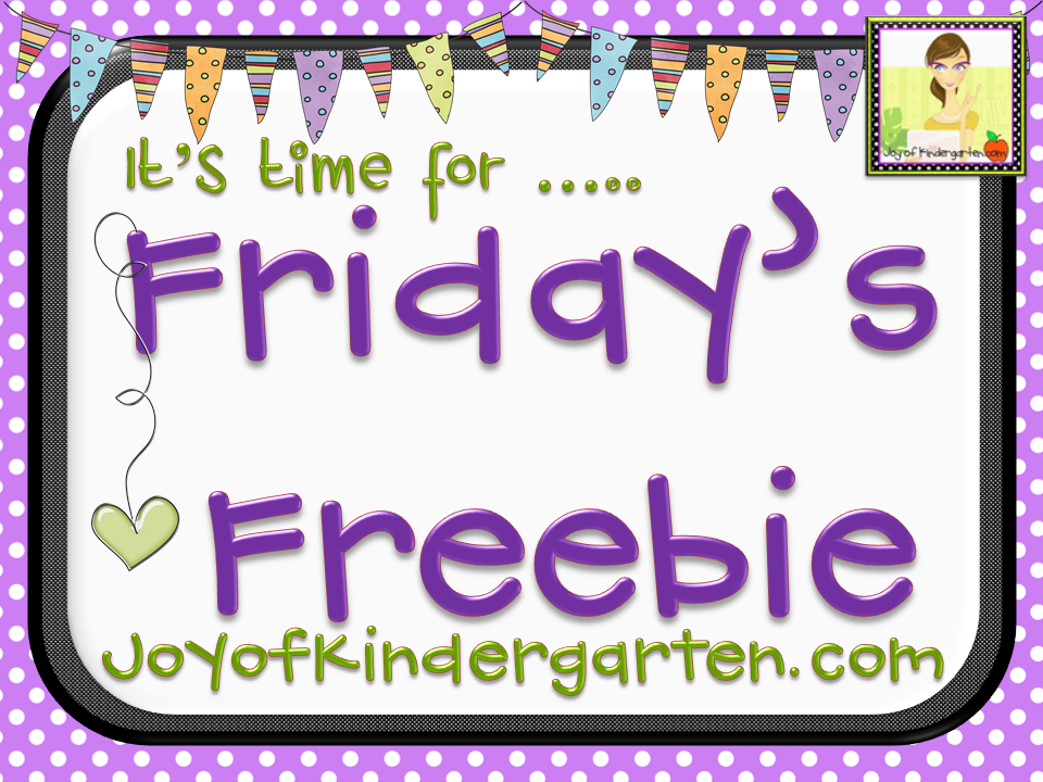 Friday Freebie.... a Day Late