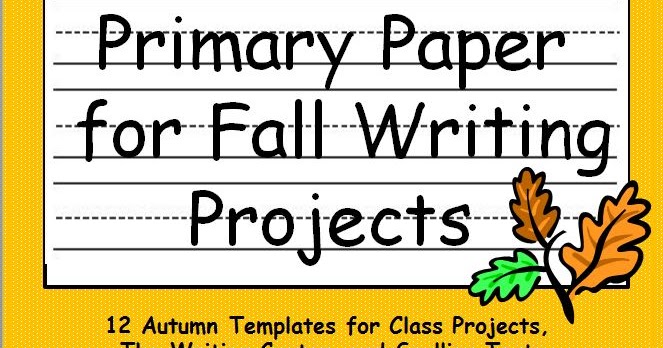 Fall Writing Paper Templates