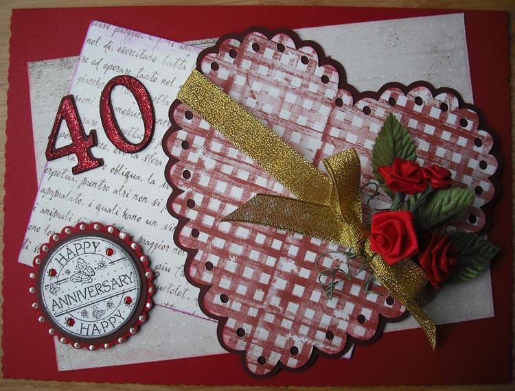 A Moment in Time: Ruby Wedding Anniversary Cards