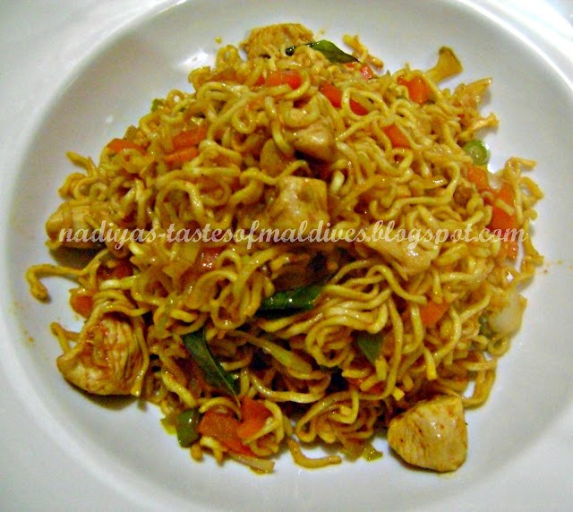 Nadiya's Tastes Of Maldives: Chicken fried Noodles