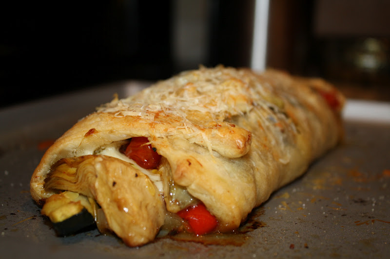 Jourdan Leigh in the kitchen: Roasted Vegetable Strudel