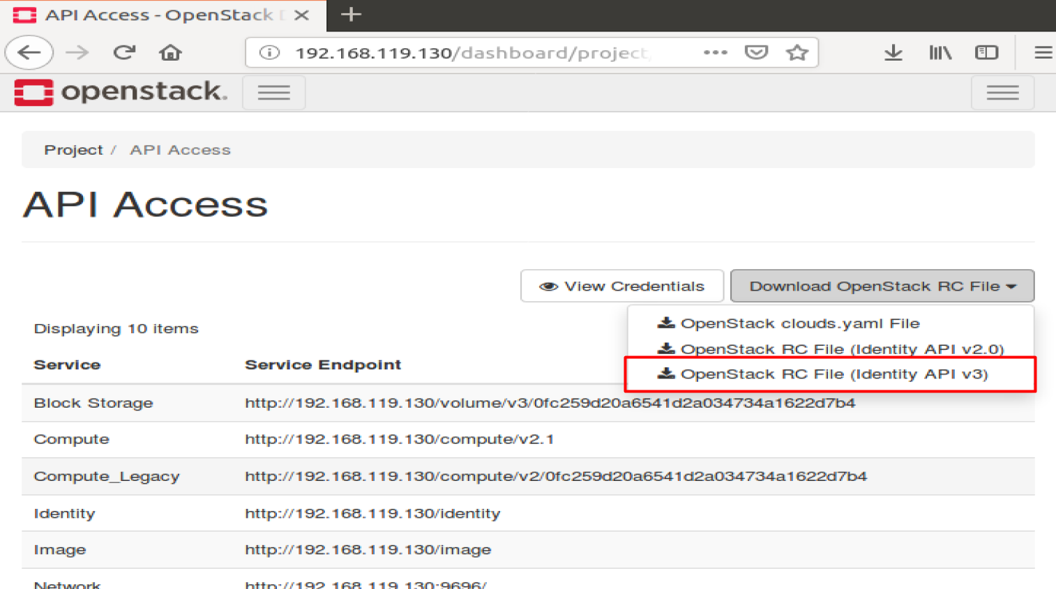 Openstack (2) : 在ubuntu 16.04上安裝Devstack (all-in-one with VMware Workstation)