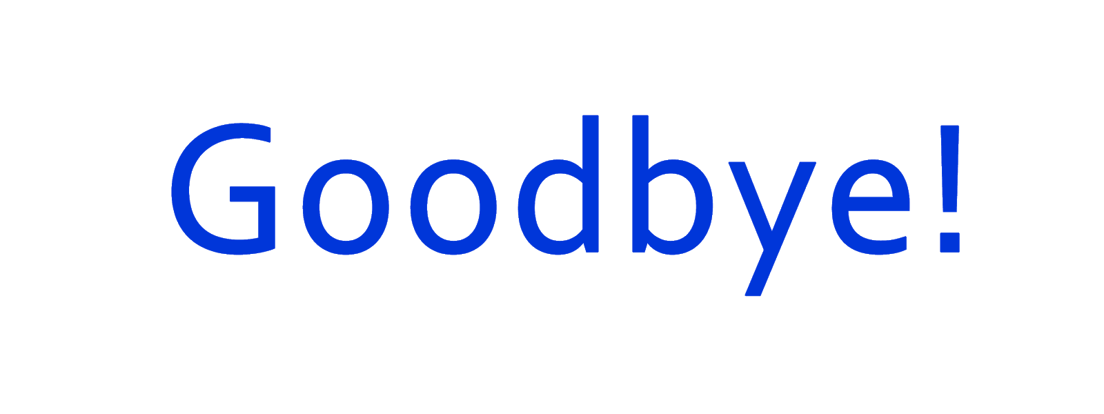 ® Imágenes y Gifs Animados ®: GOOD BYE