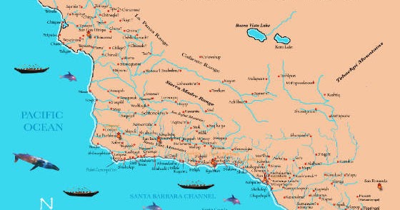 Chumash Territory Map