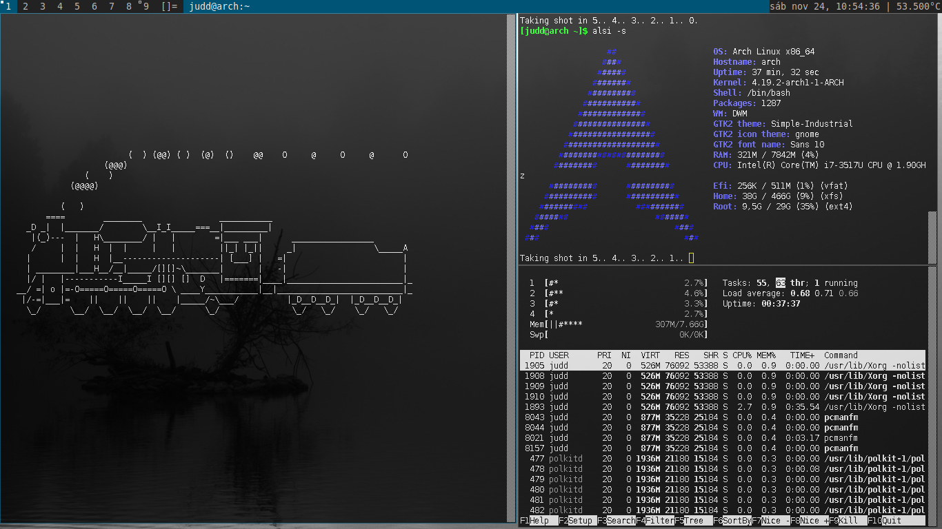 F I R P O: DWM con Arch Linux