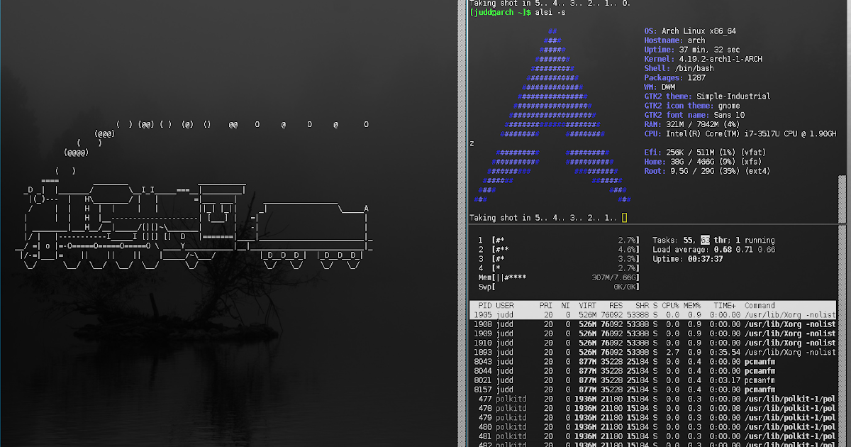 F I R P O: DWM con Arch Linux