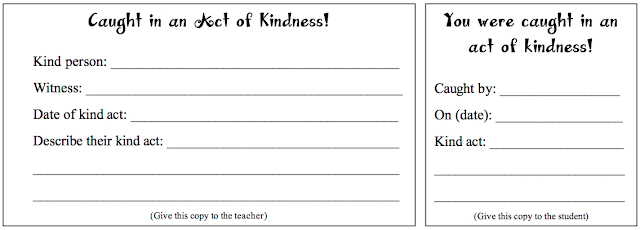 Upper Grades Are Awesome: 100 Acts of Kindness