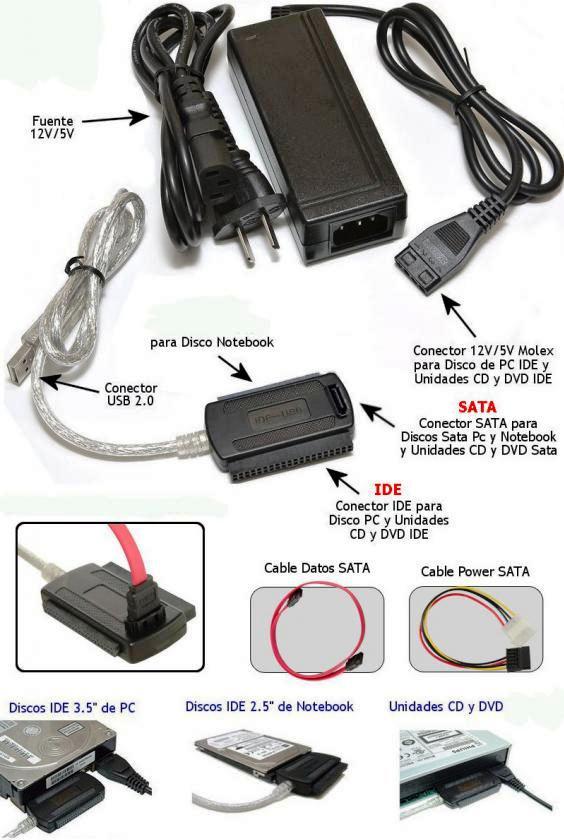 Tecnopc Service: Adaptador Convertidor IDE a SATA USB