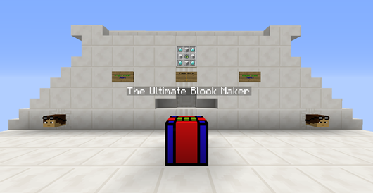 Mapa - The Ultimate Block (1.8) | Miinecraftt Mods