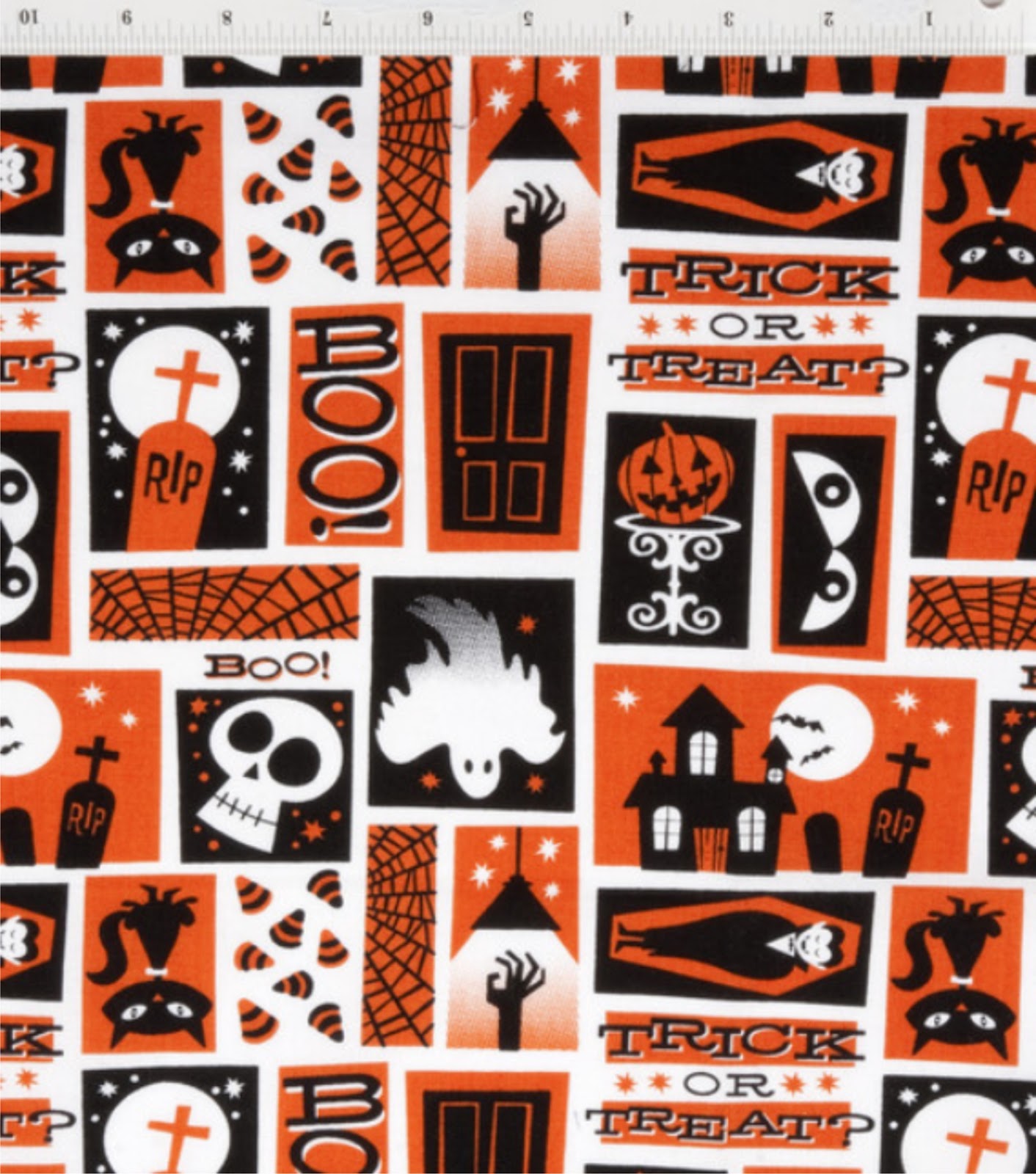 J. Thaddeus Ozark's Cookie Jars and Other Larks: Neat Halloween Fabric