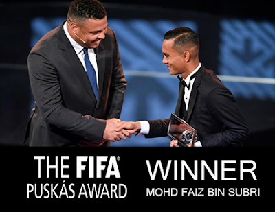 MOHD FAIZ SUBRI PEMENANG FIFA PUSKAS 2016 - SMG NORTHERN