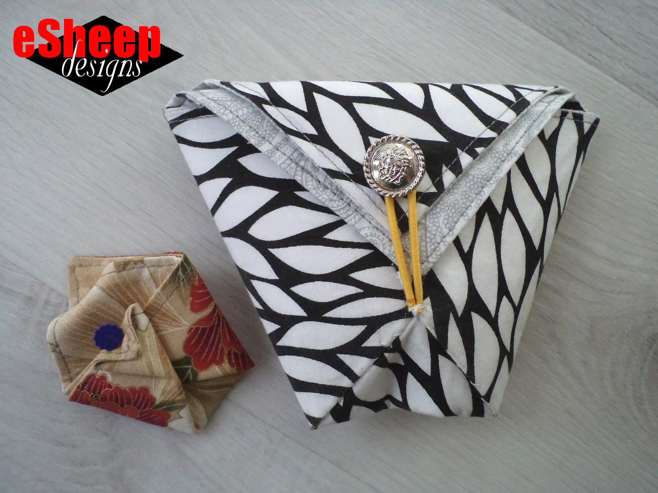 eSheep Designs: Fabric Origami Tutorial — 6 Pocket Pouch