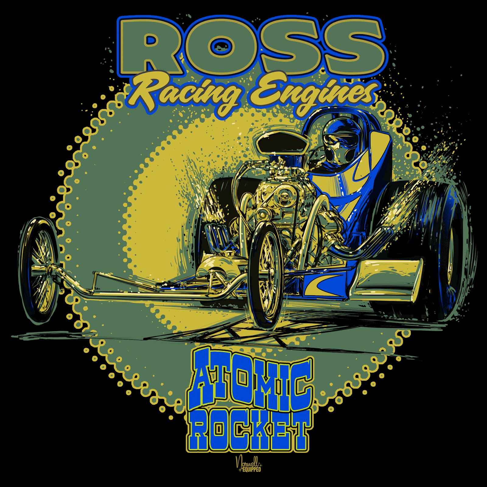 Drawn & Quartered: Ross Racing Launches HARD!!!!!