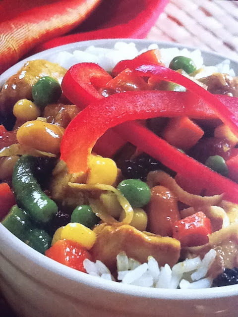 What's for dinner? Mom: Chicken Curry Stir Fry