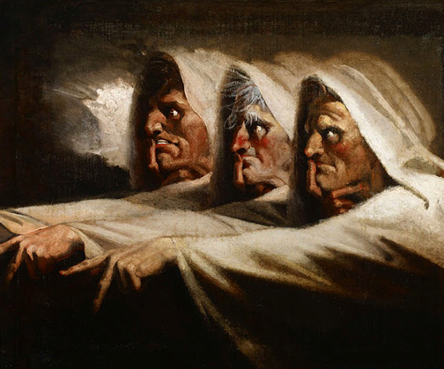 Inviting History: October Offerings: 'The Three Witches' by Henry Fuseli