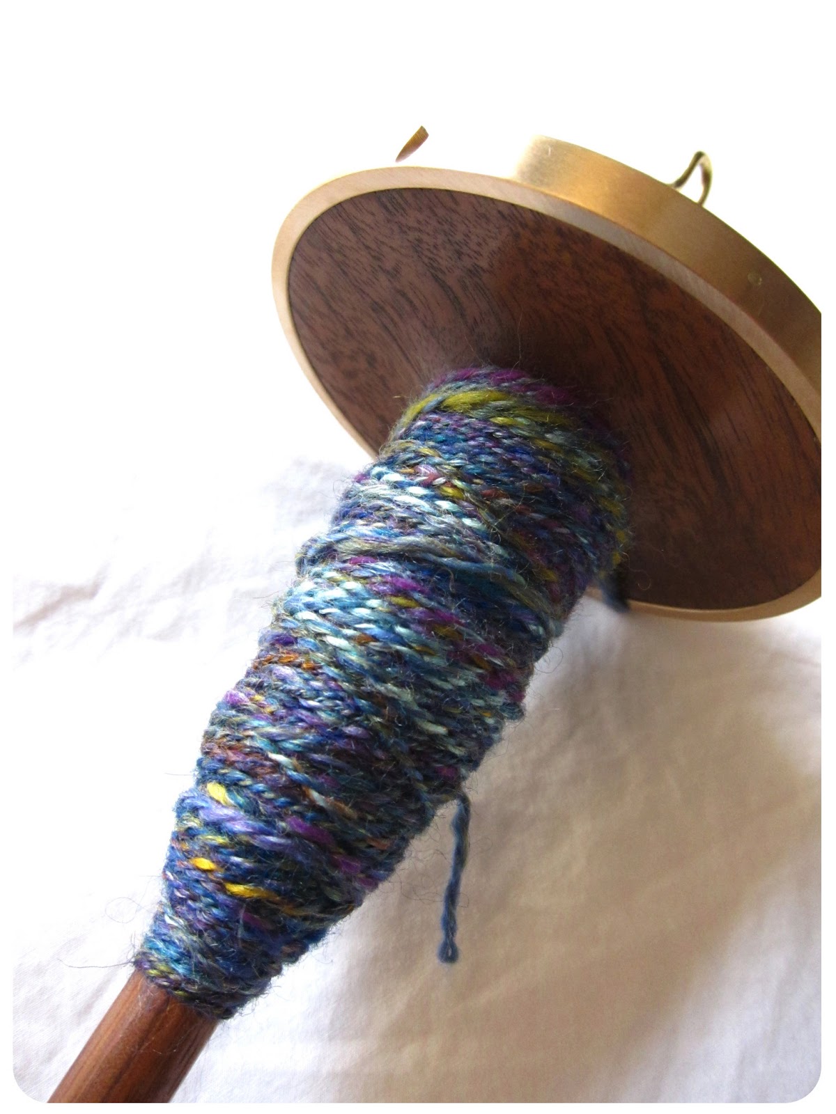 Quilt Otaku: Hand Spinning on a Golding Drop Spindle