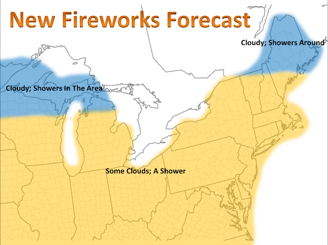 Northeast Weather Action: Your Updated Fireworks Forecast
