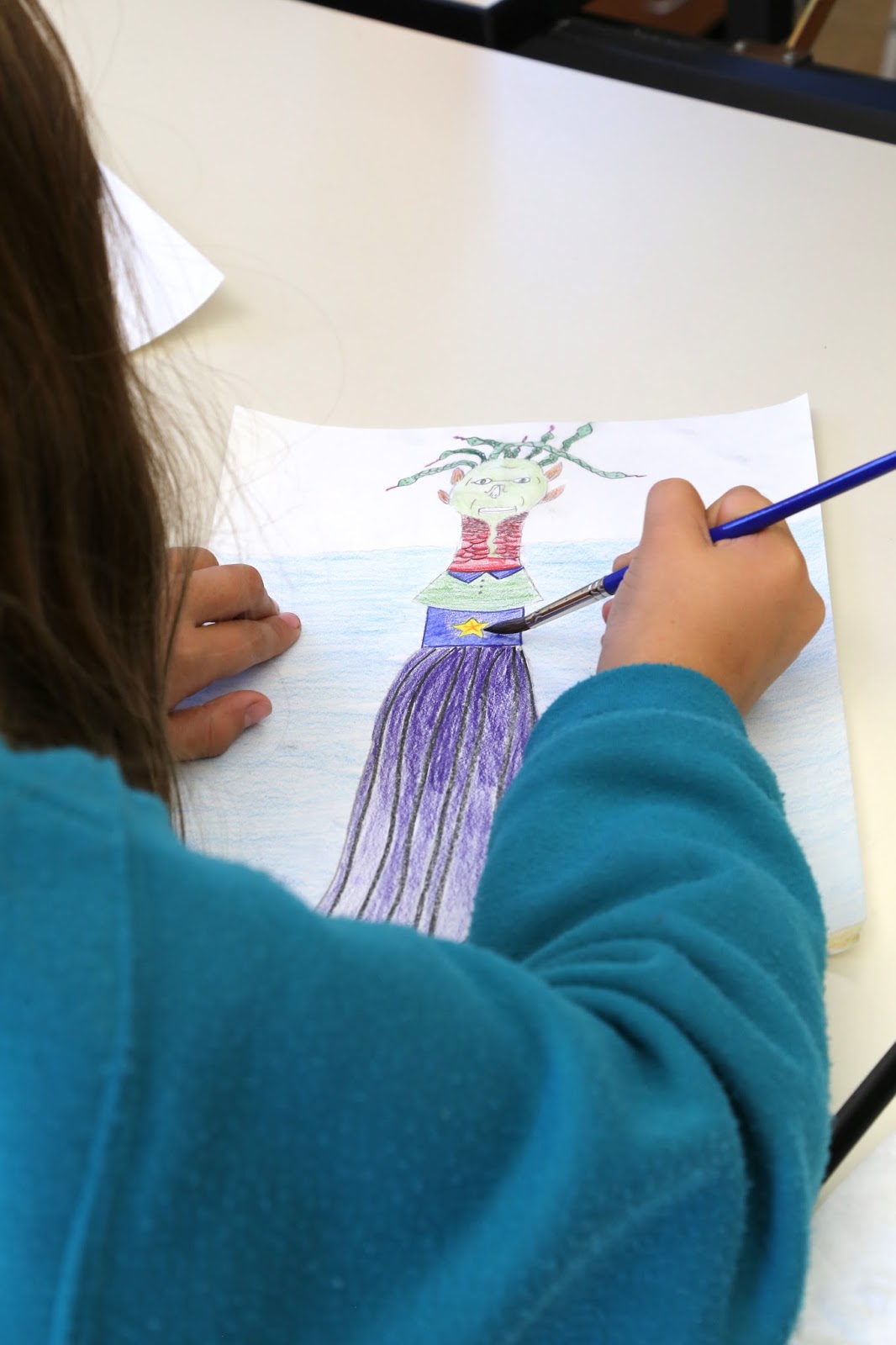Grauer Art: Exquisite Corpse Drawing, 7th Grade Art