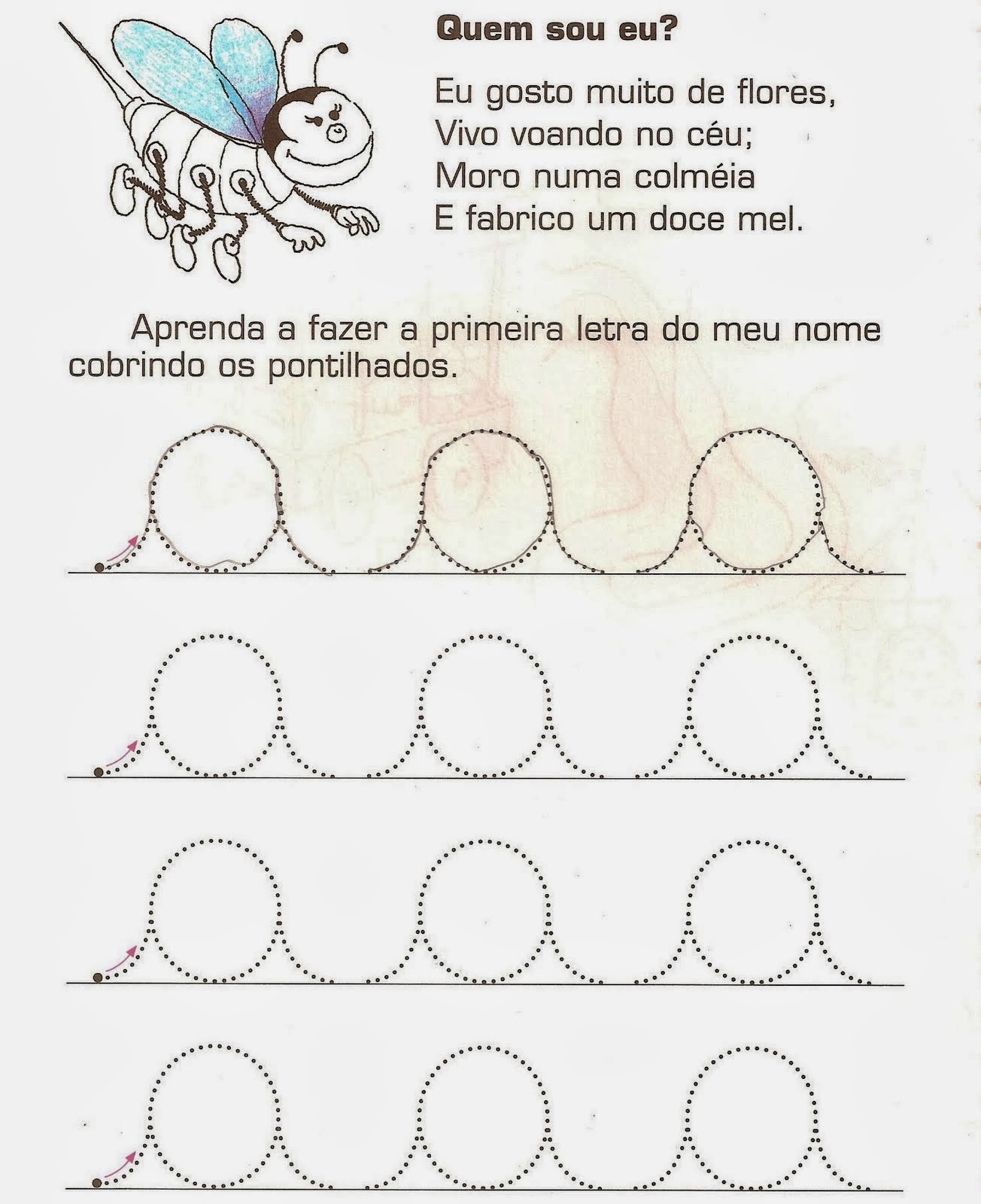 "EDUCAR PARA A VIDA": Atividades com Letra Cursiva.