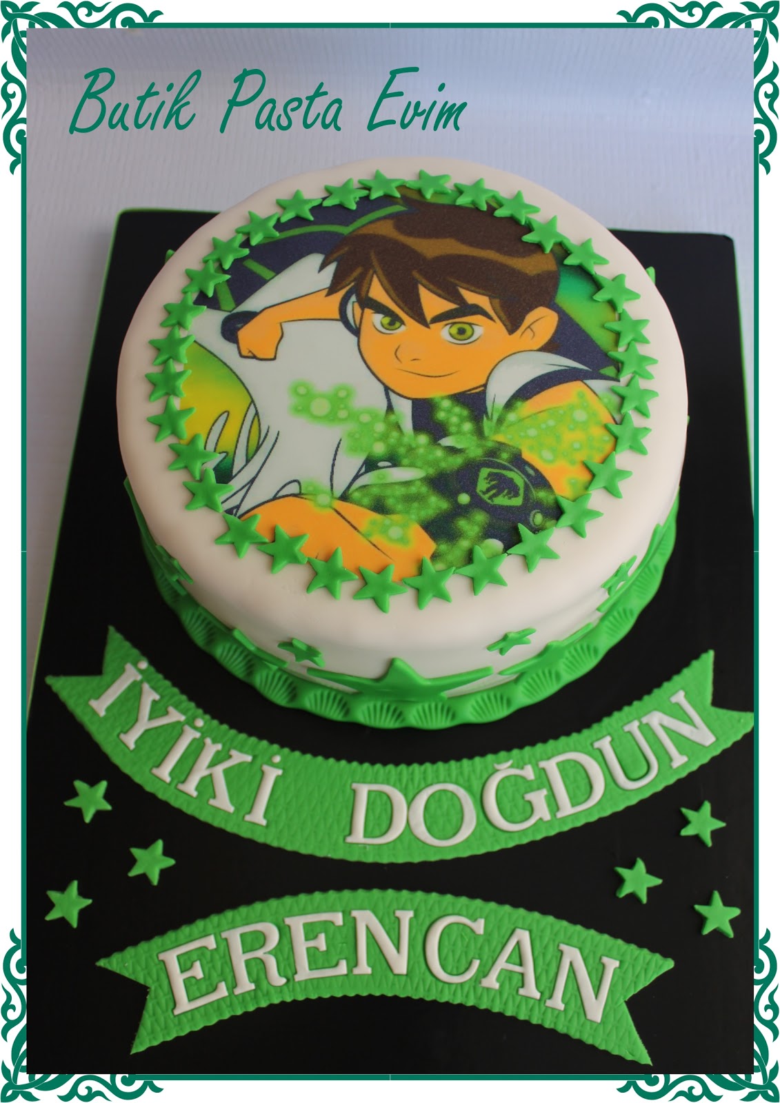 BUTİK PASTA EVİM----DENİZLİ: Ben 10 Pastası-EREN CAN
