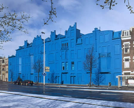 Famous Buildings Of The World: The Blue Building (Netherlands)