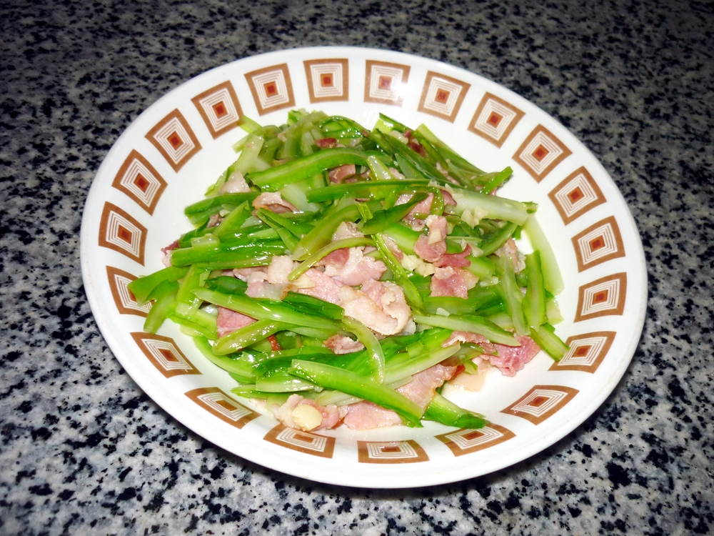 aunty celia's family meals: Stir fried green dragon vegetable (青龙菜 ...