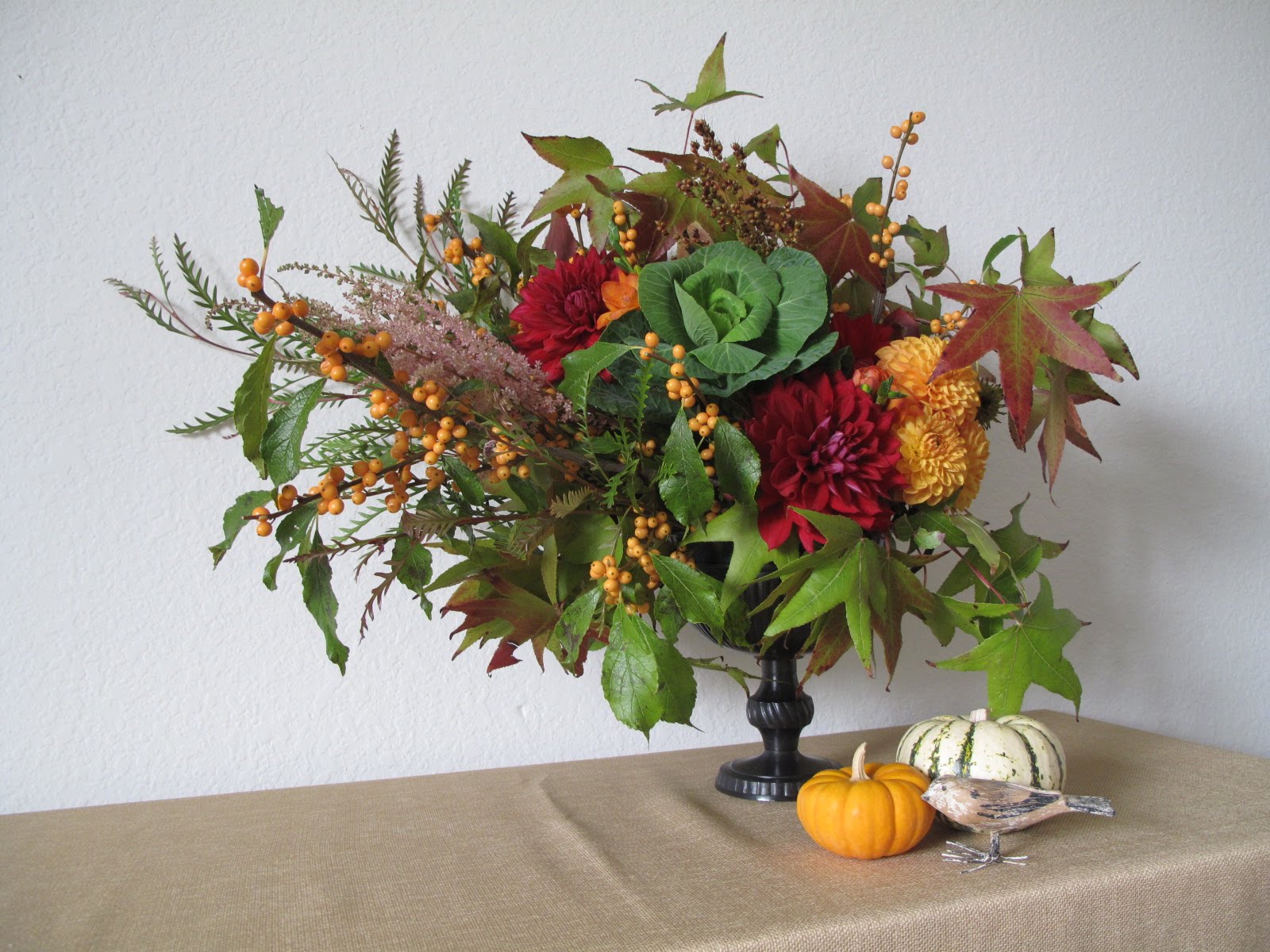 The Floral Lab: Fall Inspired Centerpieces