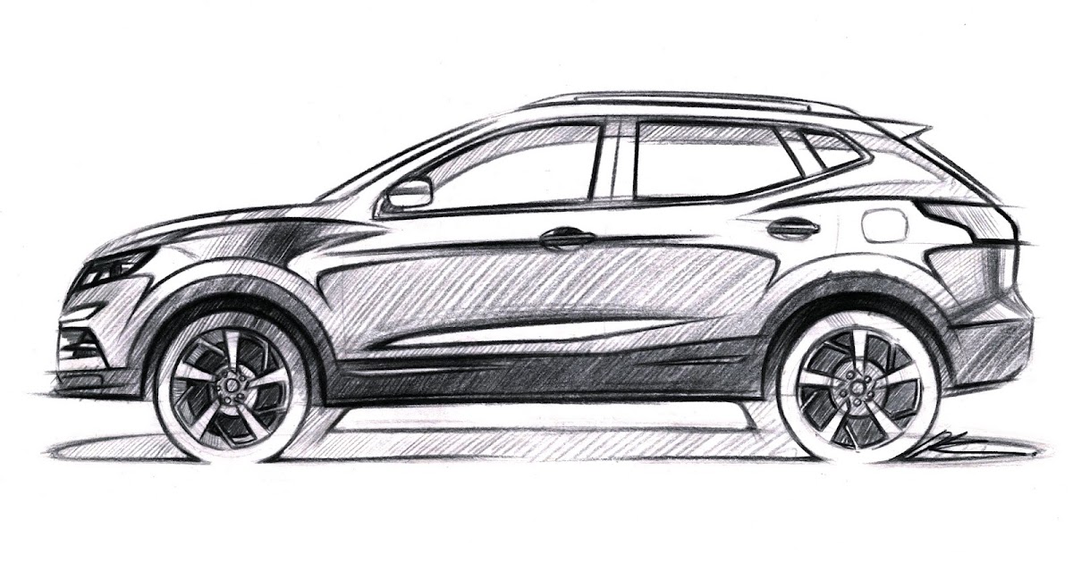 Daily Sketch: Copycat Drawing - Nissan Qashqai ACENTA SUV