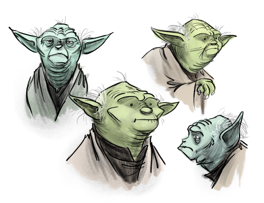 Tim Probert: Yoda Doodles