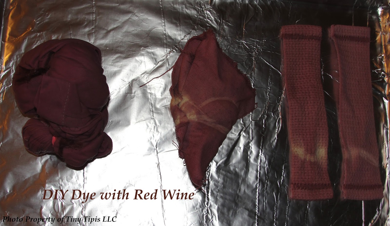 Canvas Art: Little Teepees and Beyond: DIY Tie Dye with Red Wine