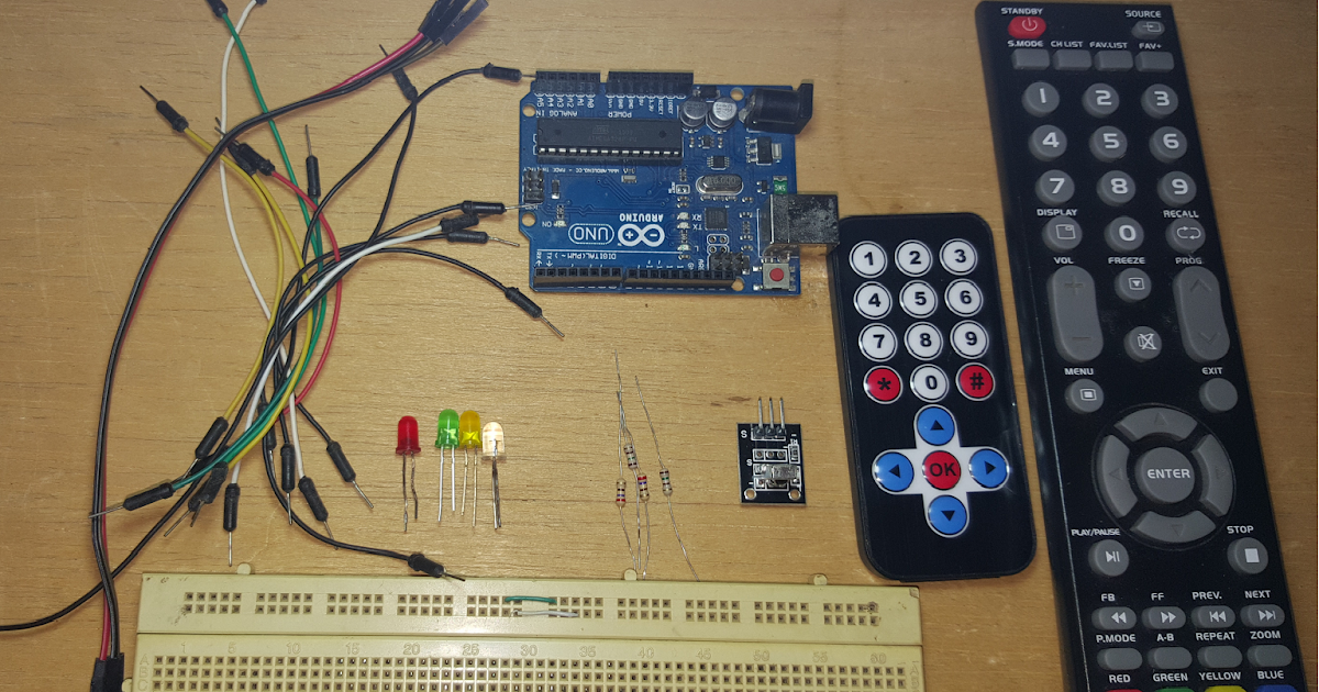 Control LED,s From Infrared (IR) TV Remote Control: | Engineering Tube