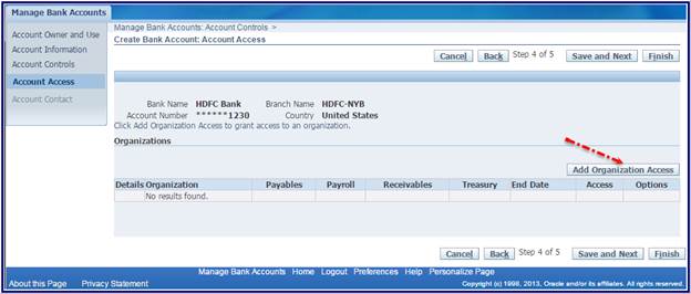 Oracle Applications: Oracle R12 Bank, Branch, Bank Account and Payment ...