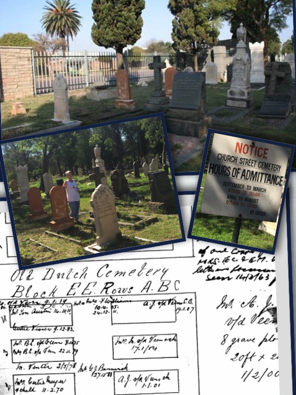 life in the letters: Exploring the old cemeteries in Pretoria