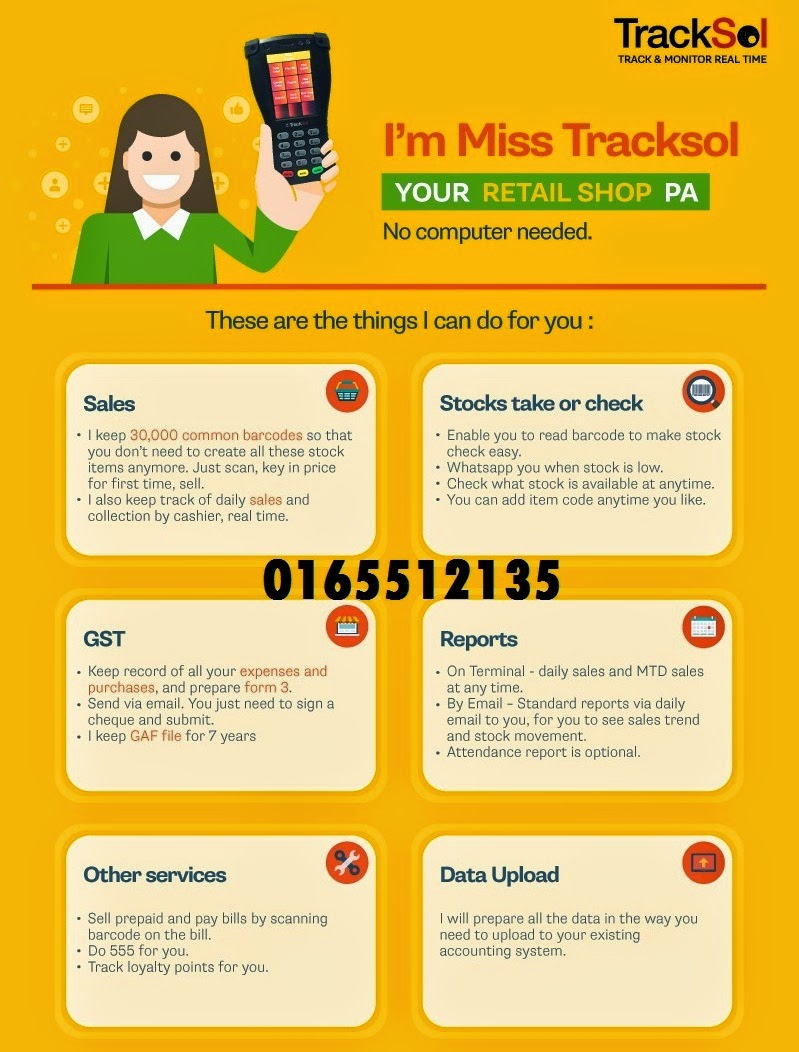 TrackSol The GST Terminal: Retail