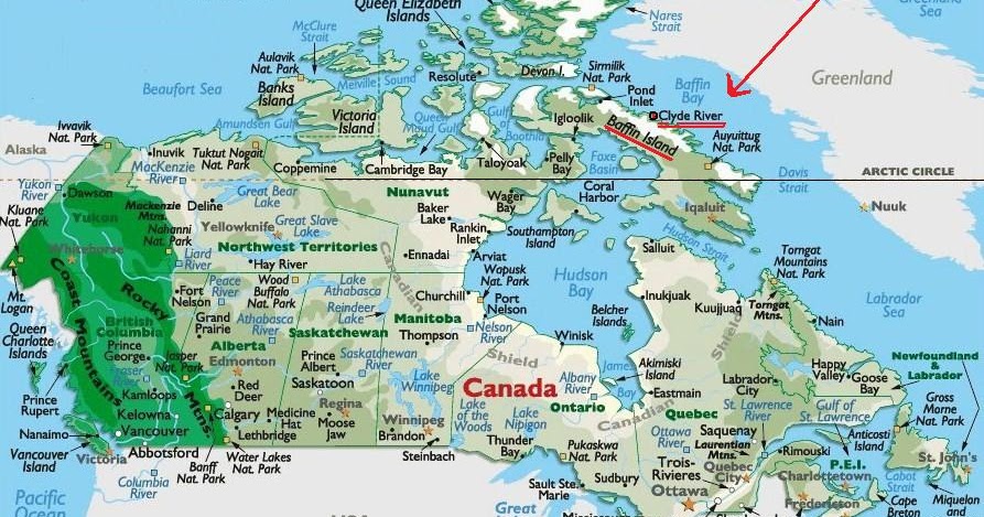 Ultima Thule: Clyde River, Baffin Island- an artistic inuit settlement ...