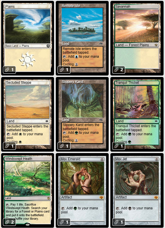 Magic the Gathering Adventures: Vintage Cycling Learner Deck