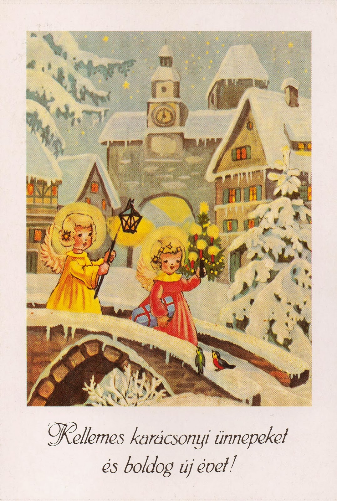 Toys and Stuff: Hungarian Mikulás - St Nicholas and Christmas Cards
