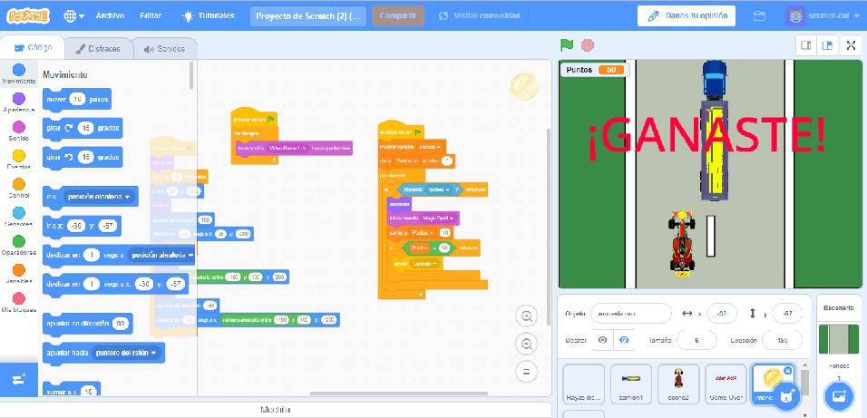 EL RETO DE ENSEÑAR: SCRATCH: MI PRIMER VIDEOJUEGO