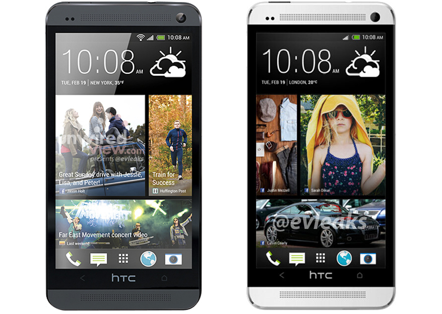 HTC One/M7 Spotted in Black Render Image