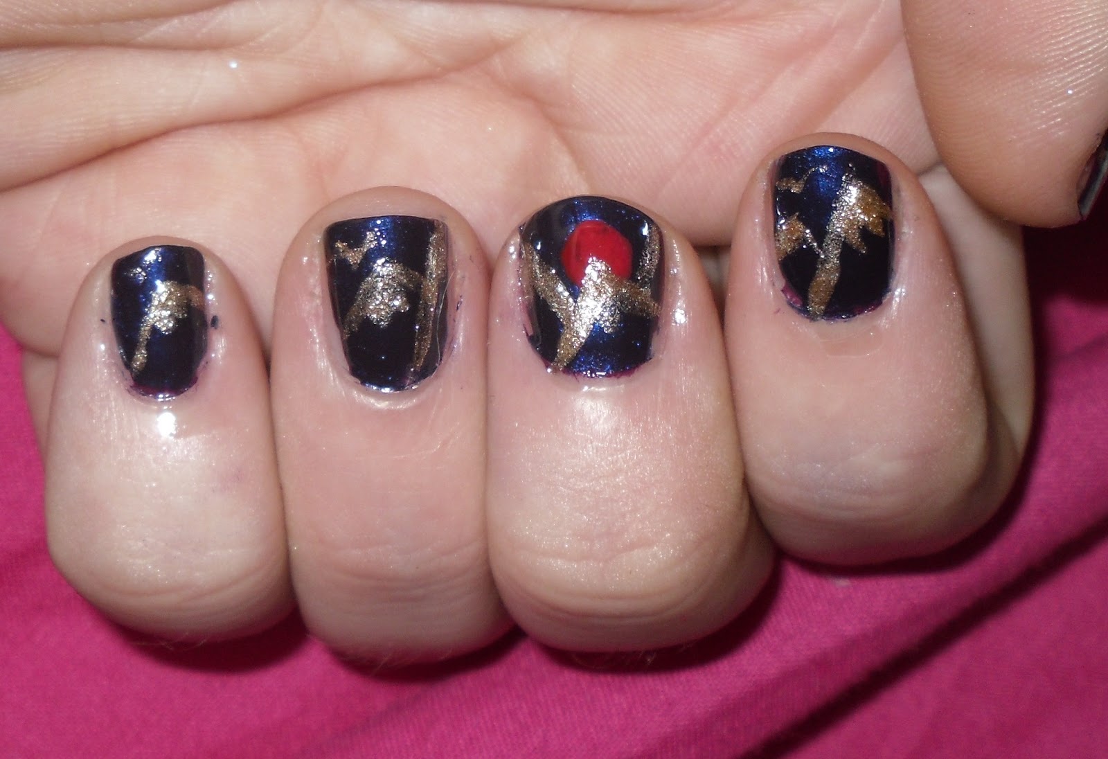 The Hobbit inspired nails! | Nifty Nailz