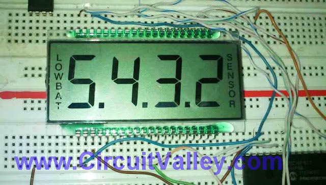 Embedded Engineering : PIC MCU LCD Driver 4 commmon 7 Segmented LCD ...