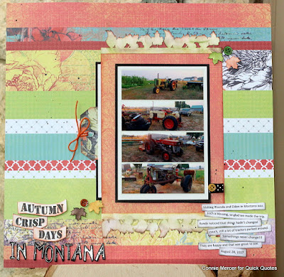 crafty goodies: Scrapbook page with a pullout with Quick Quotes~