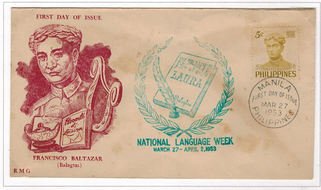 Philippine Republic Stamps : 1953 National Language Week