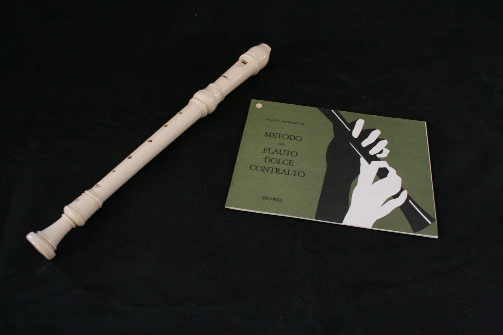 Gérbera Brechó: Flauta Doce Contralto com método